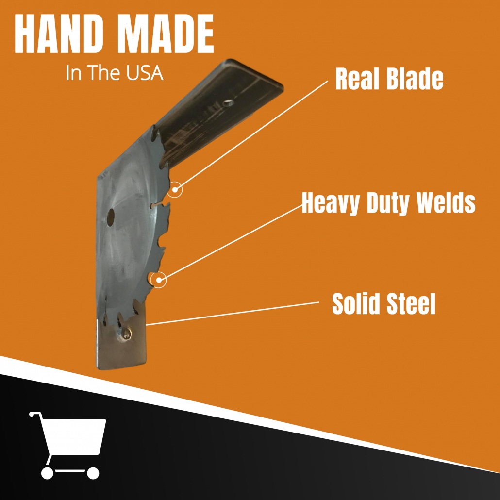 Saw Blade Shelf Brackets | Armand Metal Work