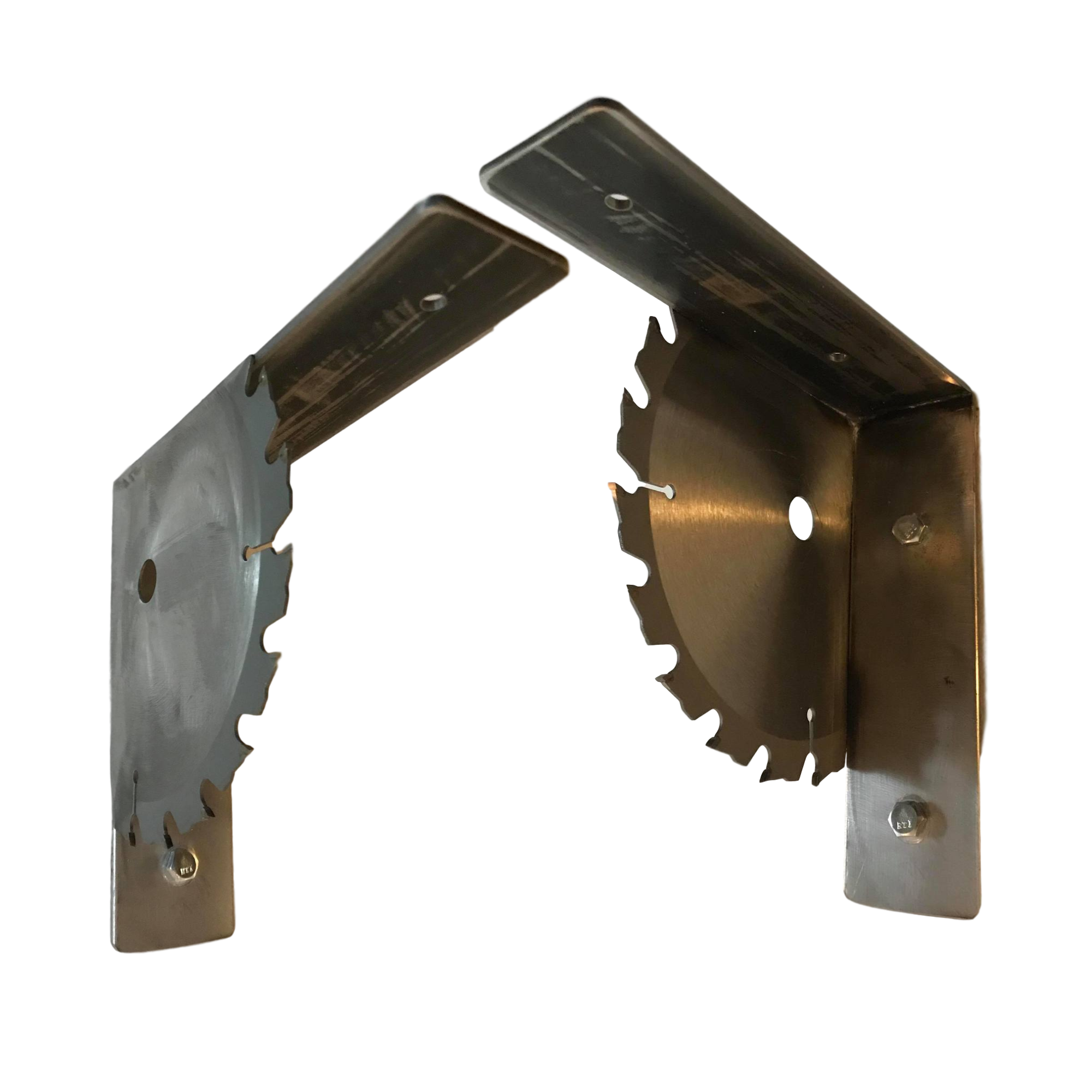 Saw Blade Shelf Brackets | Armand Metal Work